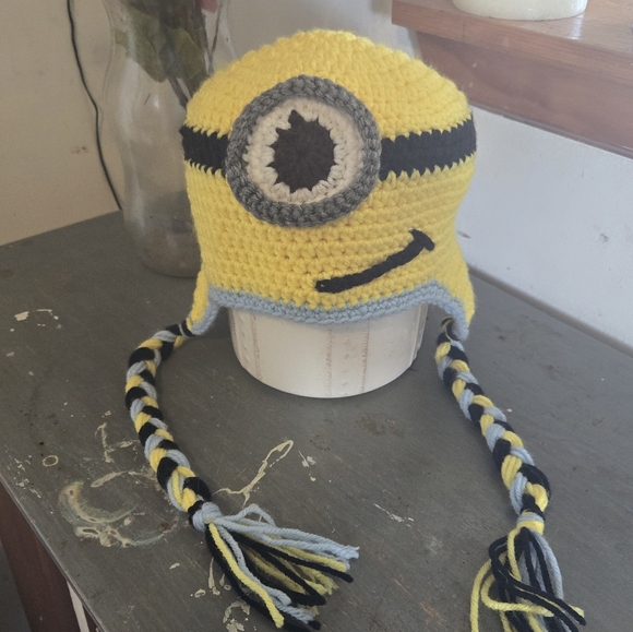 Handmade | Accessories | Despicable Me Minion Handmade Crocheted Hat ...